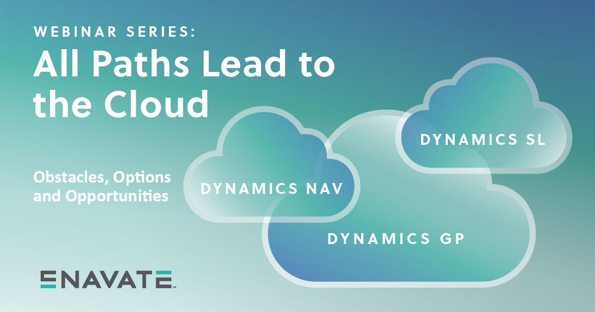 All Paths Lead to the Cloud: Obstacles, Options and Opportunities