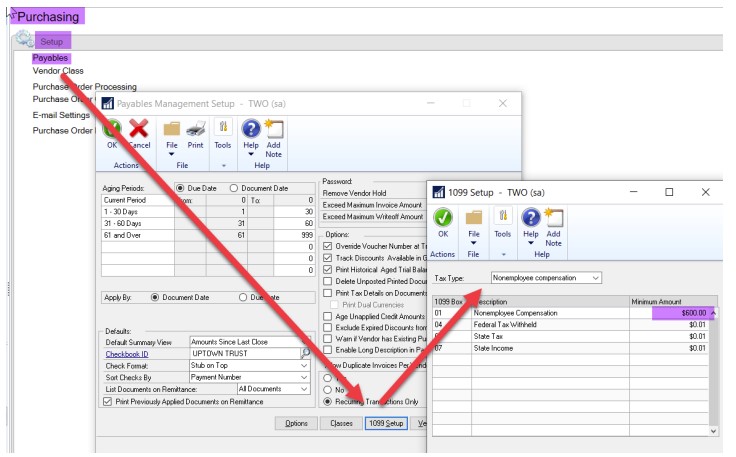 Microsoft Dynamics GP Year-End Close: AP & 1099 Processing